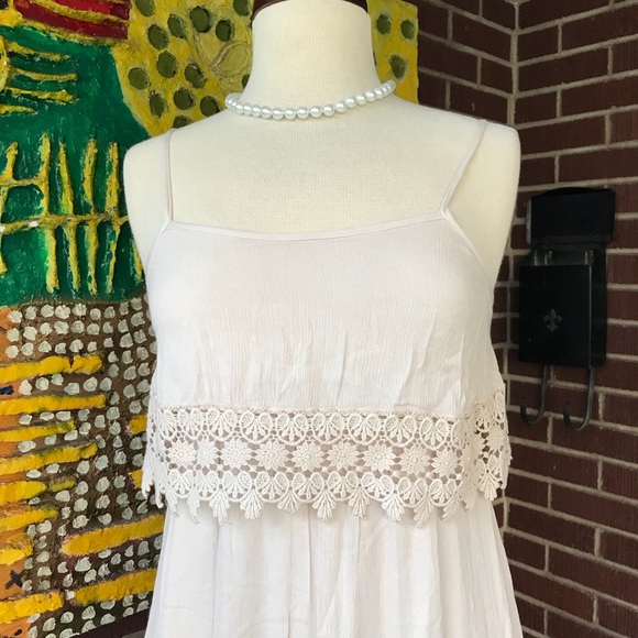 American Rag | Dresses | American Rag Boho Chic Crochet Maxi Dress ...